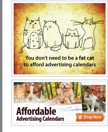 Fun promotional calendar advertisements from ValueCalendars.com ...
