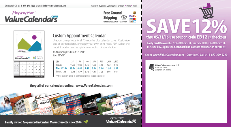 ValuCal.com | Official blog site of ValueCalendars.com, LLC – ValuCal ...